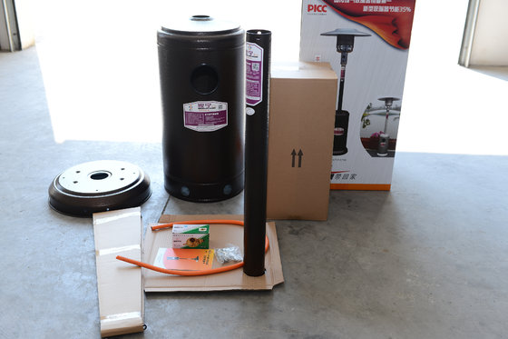 Connecting Rod Electrical Body Floor Standing Patio Heater For Outdoor Events