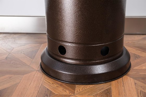 High Efficiency Mushroom Patio Heater Floor Standing Type For Garden 450-870g/Hr Flux