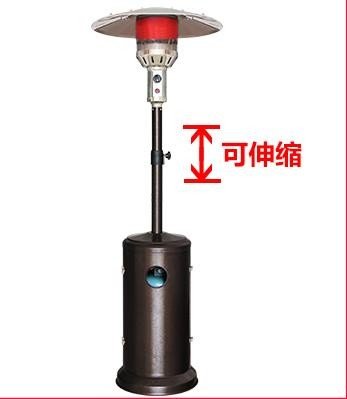 Mushroom Type Outdoor Patio Space Heaters , Natural Gas Deck Heaters Lightweight