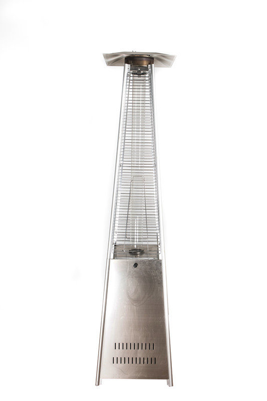 Square Flame Outdoor Electric Patio Heaters , All Season Warm Restaurant Patio Heaters