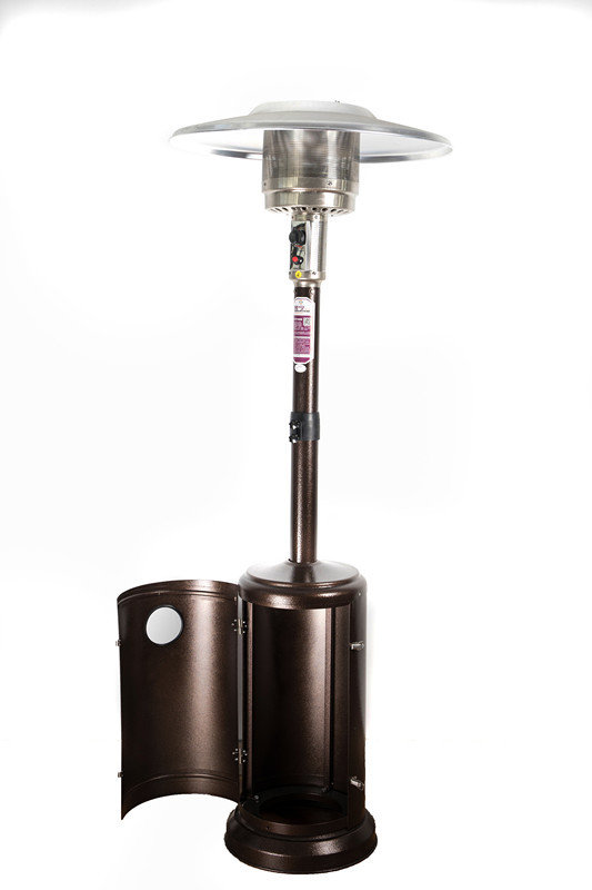 Remote Control Round Patio Heater / Backyard Gas Heaters For Outdoor Areas