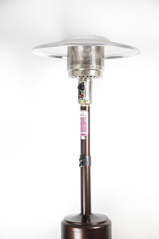 Study Base Round Patio Heater With Simple Start Up Piezo Ignition System