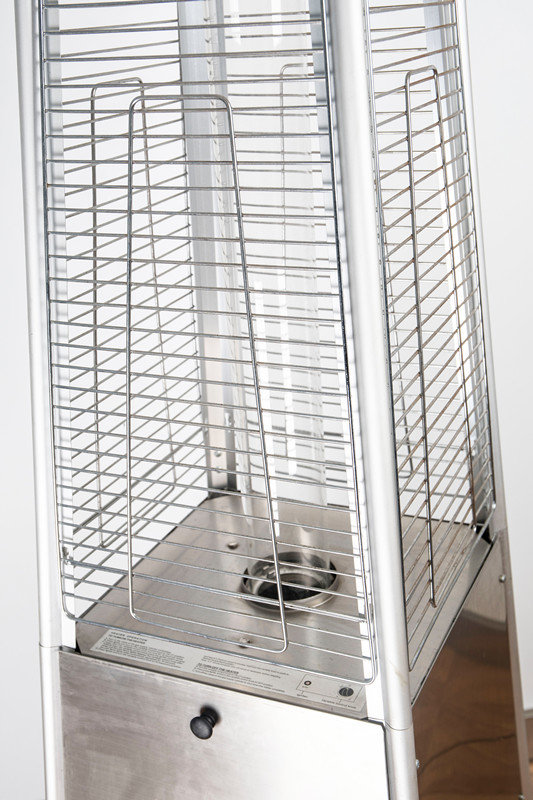 Deluxe Outside Deck Heaters , Outdoor Gas Tower Heater With Attractive Flame