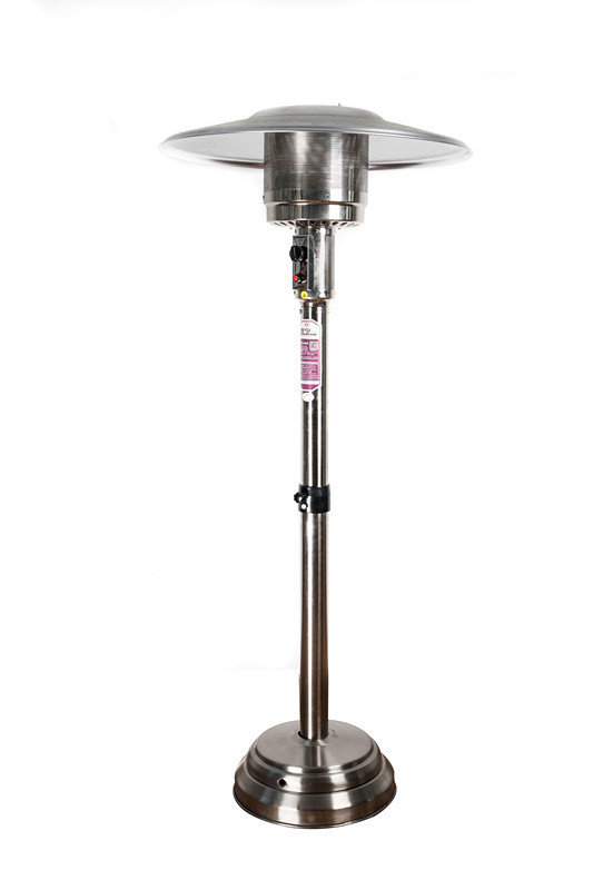 Stainless Steel Stand Up Outdoor Heater For Covered Patio 460mm*H86mm Base