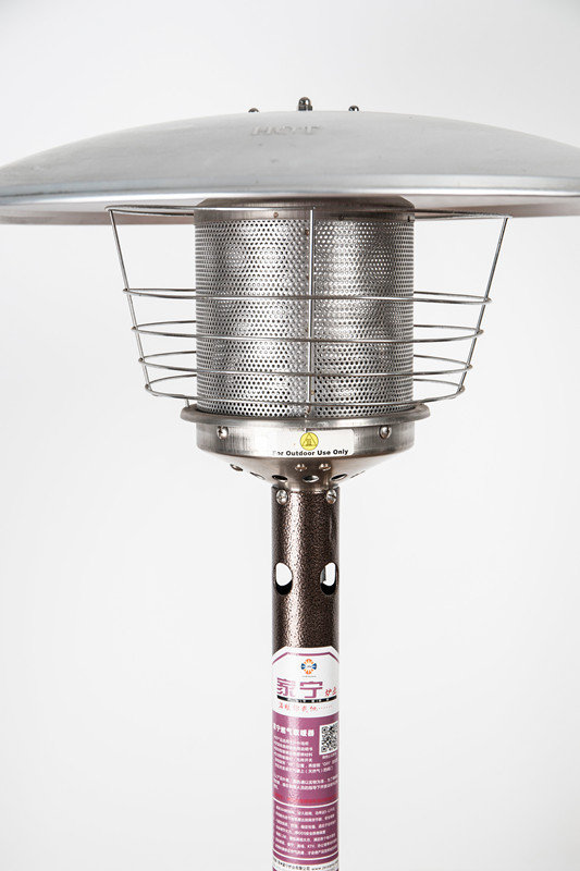 Compact Portable Powder Coated Patio Heater Mushroom Design 5kw-13kw Power