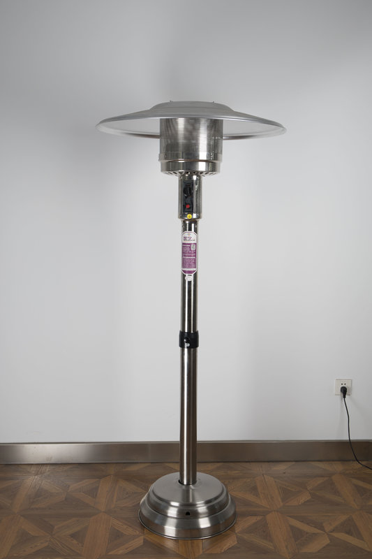 13kw 87 Inch Stainless Steel Patio Heater For Restaurants / Cafes 220cm Total Height