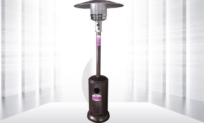 Stand Up Bullet Gas Patio Heater , Outdoor Mushroom Heater 460x86mm Base
