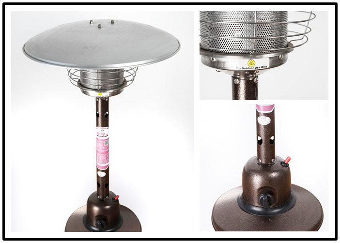 Durable Round Powder Coated Patio Heater For Outdoor Meeting 813mm Reflector