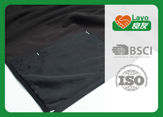 Various Size Men Multi Function Jacket For Runing Black Color