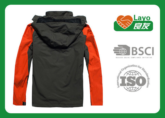 Mens Waterproof  Multi Function Jacket with hood For Hiking，Fishing，Hunting