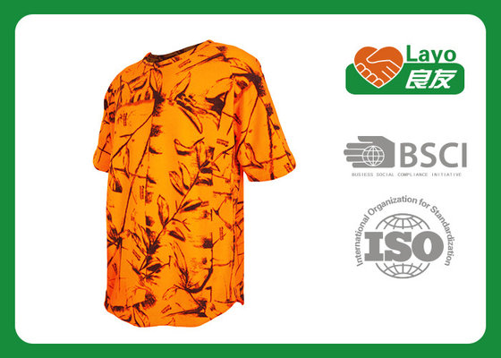 Fleece Fabric Outdoor Research T Shirt Blaze Orange / Blue Striking Color 