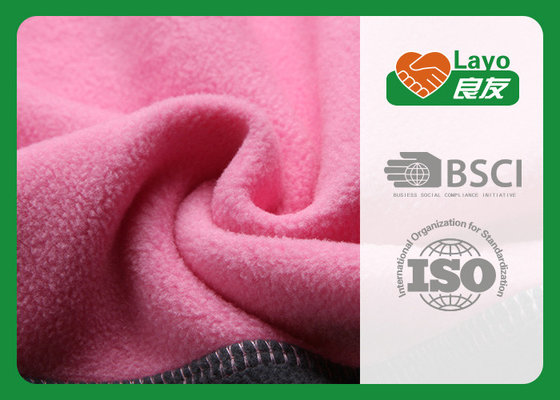 Pink Color Ladies Fleece Coats , Hunting Fleece Jacket Windbreak
