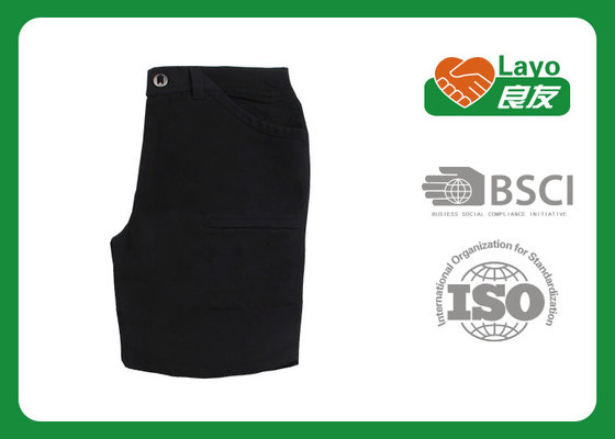 Outdoor Male Quick Dry Pants For Summer Breathable Black Color