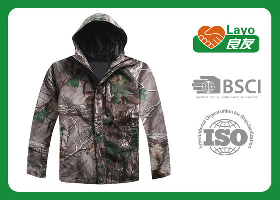 Camo Color Durable Winter Hunting Jacket Fire Retardant For Military Uniform 