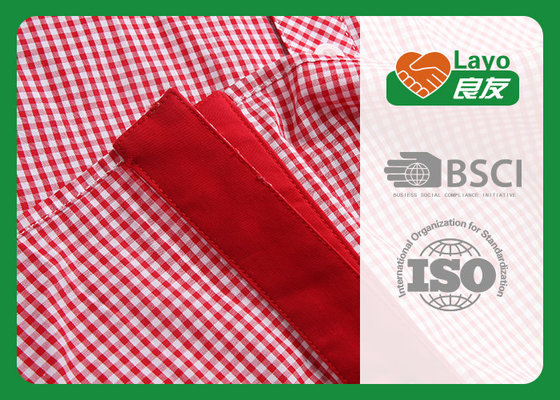 Summer Red Plaid Collar Quick Dry Shirts For Women Comfortable