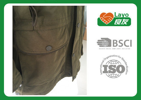 Olive Color Waterproof Shooting Jacket 100% Polyester Windbreak Thermal For Men