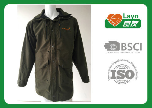 S M L XL 2XL 3XL Eco Friendly Windbreak Fleece Hunting Jacket With Hood