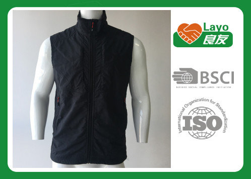 Polyester Classical Style Outdoor Travel Vests With Hidden Pockets Olive Color