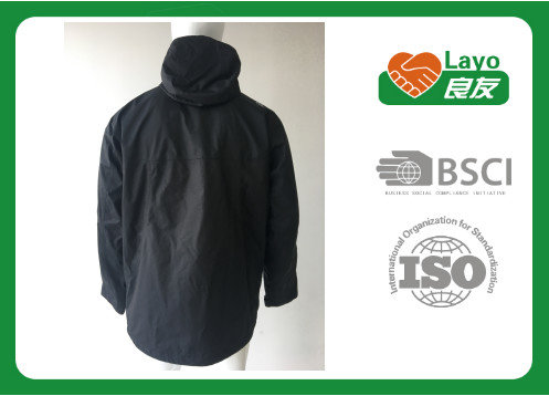 Breathable Outdoor Softshell Jacket Blue Color OEM / ODM Black Softshell Jacket