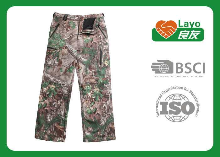 Anti - Static Waterproof Hunting Pants / Camo Waterproof Trousers For Fishing