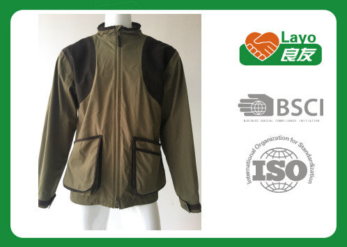 100% Polyester Olive Color Fleece Hunting Jacket For Hunting / Hiking / Camping
