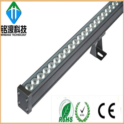 18W IP65 Waterproof Led Wall Washer Light Dmx 512 Controlled Rgb