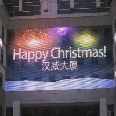 P25 Transparency Outdoor Advertising Led Light Screen High Brightness