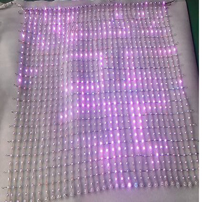 Plastic High Brightness Outdoor Soft Led Curtain Led Display