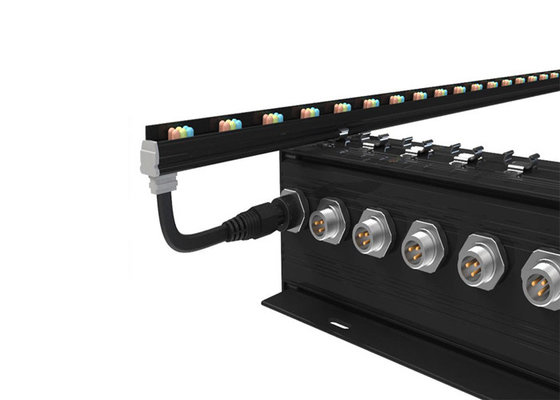 DMX512 Control Outdoor LED Video Wall Panels / P16 Flexible LED Video Curtain For Stadium