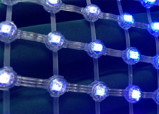 Shopping Mall RGB Soft LED Strip Curtain Display Flexible for Advertising