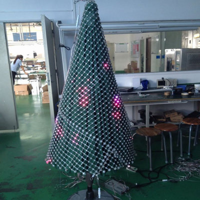 Full Color LED Curtain Screen Flexible Display  For Christmas Tree Waterproof