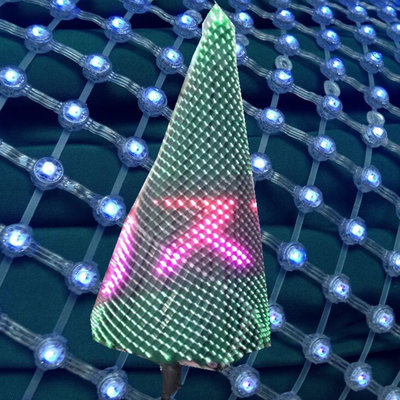 Full Color LED Curtain Screen Flexible Display  For Christmas Tree Waterproof