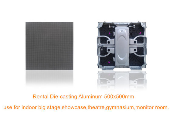 China RGB 1/13 Scan Rental Led Video Display Aluminium Cabinet 104x104 Pixels Super Fluent Image supplier