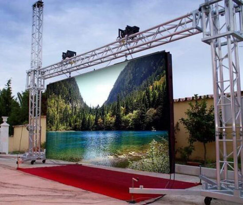 China High Definition Stage LED Screen Outdoor , Rental thin led display Seamless Connection supplier