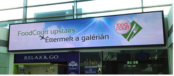 China Advertisement High Resolution Front Service Led Display Rgb 7000 Nits Brightness supplier