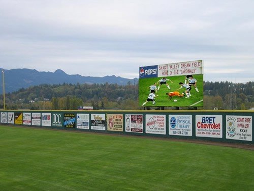 China P8 DIP Large Stadium LED Display Screen Signs , 110-220 VAC Power supplier