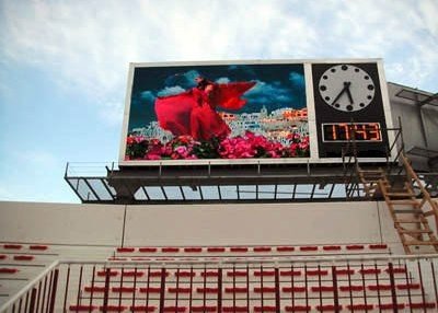 China High Definition Stadium P10 LED Display Screen , V60 / H120 IP65 supplier
