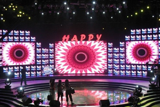 China P5 MM Indoor Commercial led stage screen Curtain Wall Rental for Concert , 1R1G1B supplier