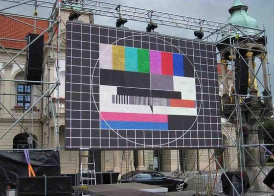 China DIP P8 sports led display screen / square led advertisement board 256*128mm Module supplier