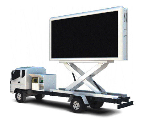 China P6 Full Color Truck Mounted LED Screen Panels , Mobile LED Screens supplier