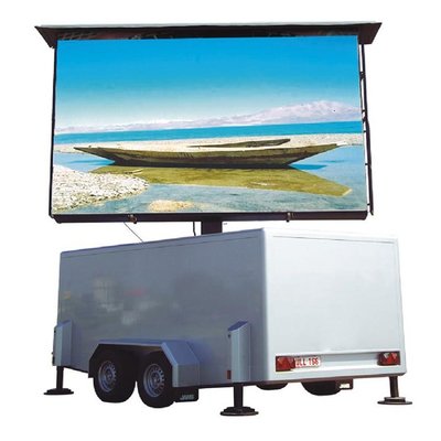 China DIP P16 Truck Mounted LED Screen Waterproof , 2R1G1B / 1R1G1B Billboard supplier