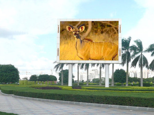 China Large P10 Outdoor Full Color LED Display Screen DIP346 1R1G1B for Advertising supplier