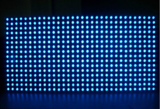 China Advertising P10 Blue LED Display Board , Waterproof LED Message Display supplier