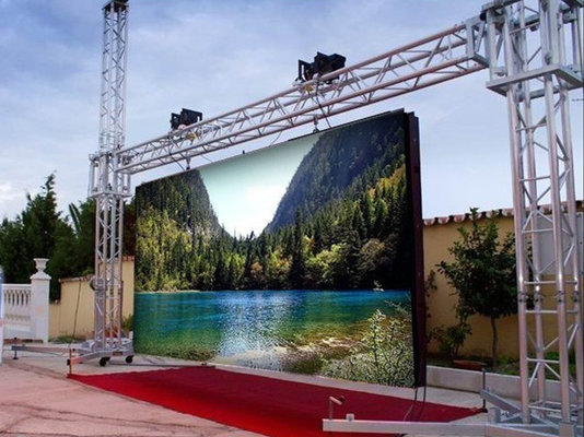 China 1R1G1B P8 outdoor led display rental , stage led screen High Brightness supplier