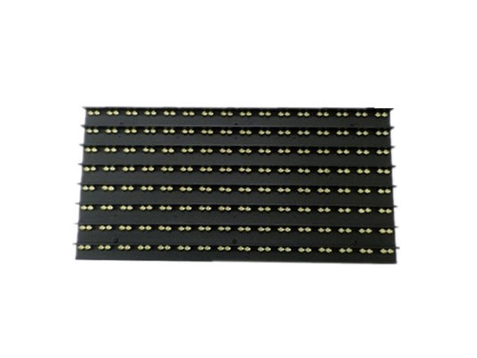 China High Brightness P16 Yellow Single Color LED Display Module 16 X 8 Pixels supplier