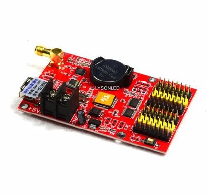 China HD-W62 APP & U-disk & Wifi P10 LED Message Display Controller Card, Single & Dual Color P4.75 P10 P16 LED Control supplier