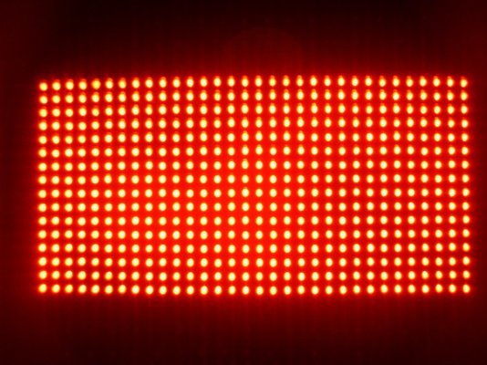 P10 Outdoor Red Color LED Display Module , Waterproof High Brightness P10 320x160mm LED Module supplier