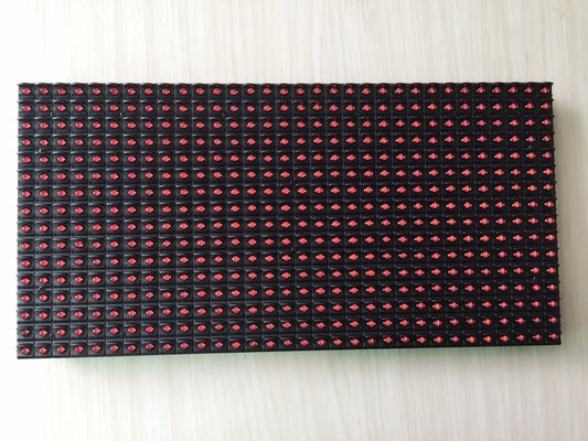 P10 Outdoor Red Color LED Display Module , Waterproof High Brightness P10 320x160mm LED Module supplier