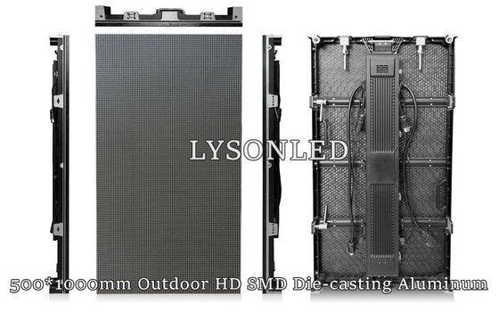 RGB SMD Led Display Board , Led Outdoor Display Die Casting Alumium Cabinet supplier