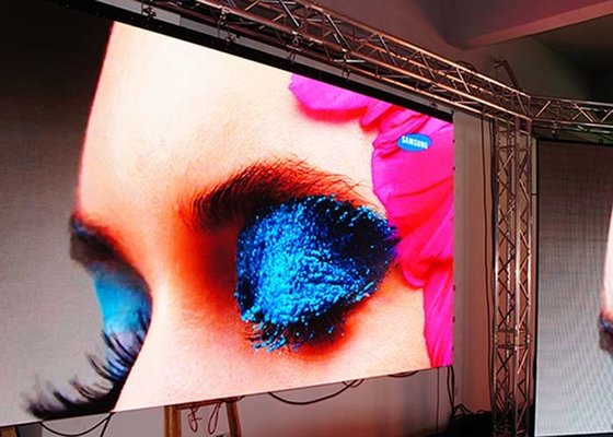 Musical Concert electronic led full color display , Thin digital video display supplier